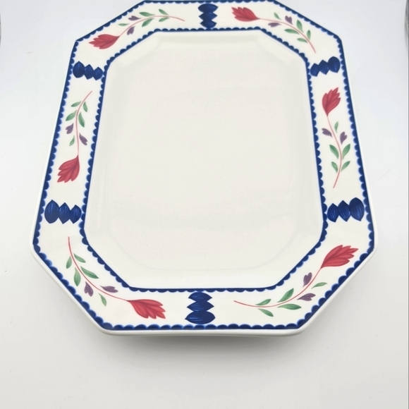 Adams | Dining | Adams Lancaster Pattern Rectangle Floral Serving ...